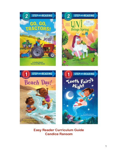 Easy Reader Curriculum Guide - Candice Ransom